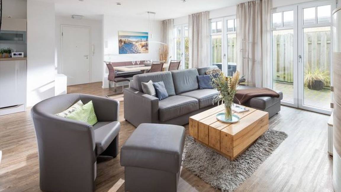 88 M² Apartamento ∙ 2 Quartos ∙ 5 Hóspedes - Norderney