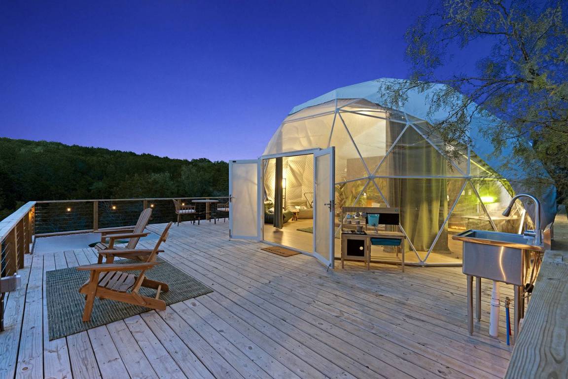 Camping-unterkunft ∙ 1 Schlafzimmer ∙ 4 Gäste - Marble Falls, TX