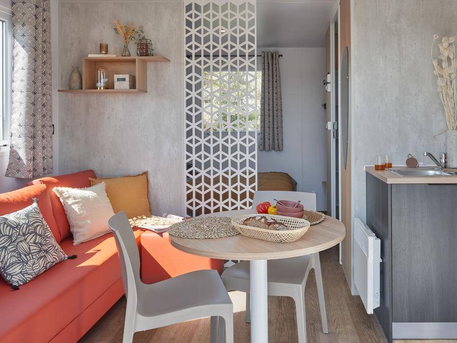 18 M² Mobilheim ∙ 1 Schlafzimmer ∙ 2 Gäste - Stella Plage