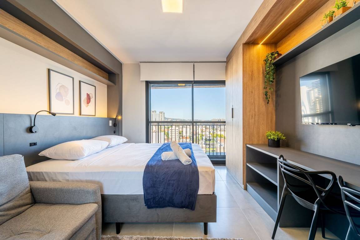 25 M² Apartamento ∙ 1 Habitación ∙ 2 Huéspedes - Porto Alegre