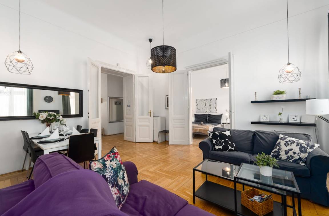 80 M² Appartamento Vacanza ∙ 3 Camere Da Letto ∙ 3 Ospiti - Budapest