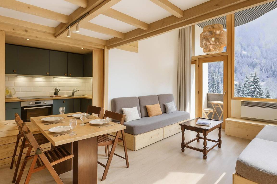 48 M² Apartment ∙ 2 Bedrooms ∙ 4 Guests - Argentière
