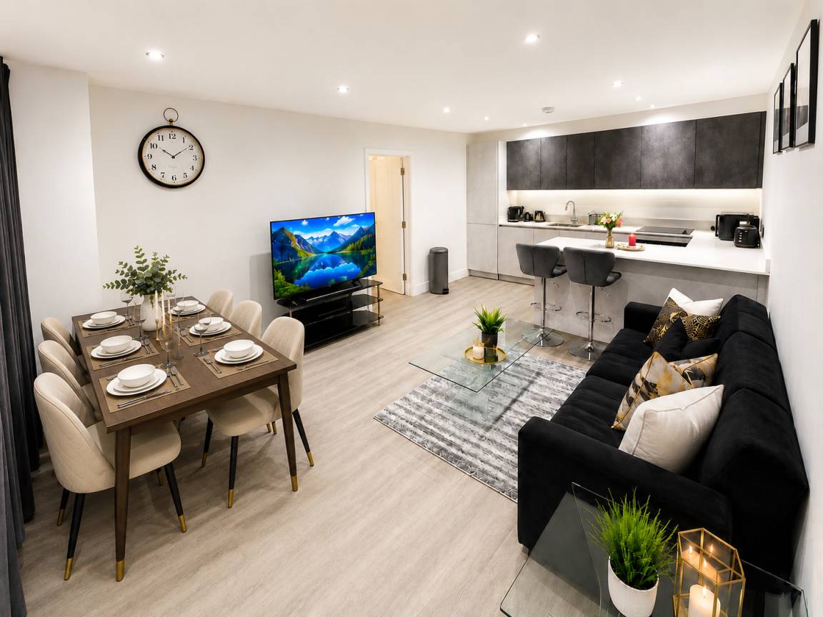 40 M² Apartment ∙ 3 Bedrooms ∙ 7 Guests - Hounslow