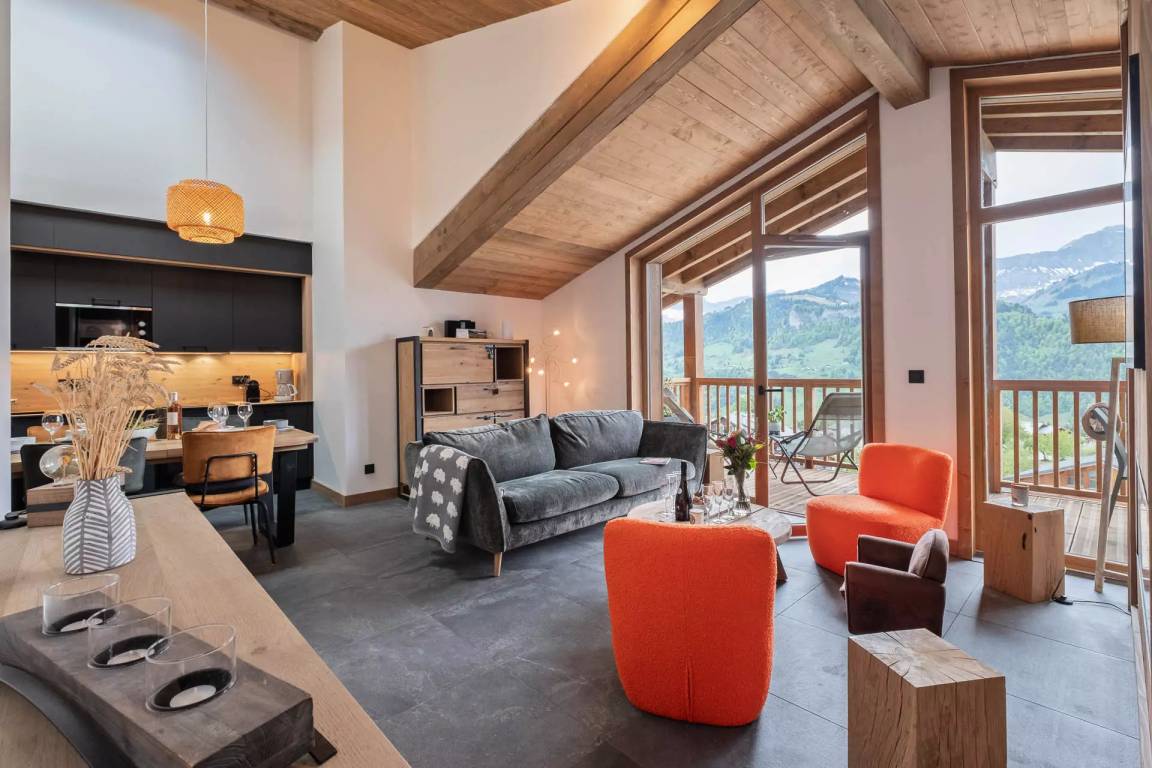 99 M² Appartement ∙ 2 Chambres ∙ 6 Personnes - La Giettaz