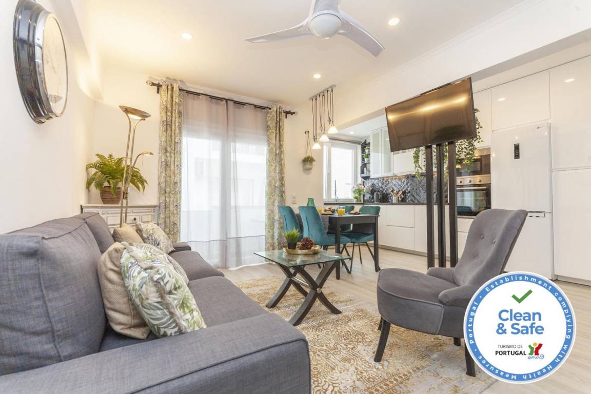 75 M² Apartamento ∙ 2 Quartos ∙ 4 Hóspedes - Lagos