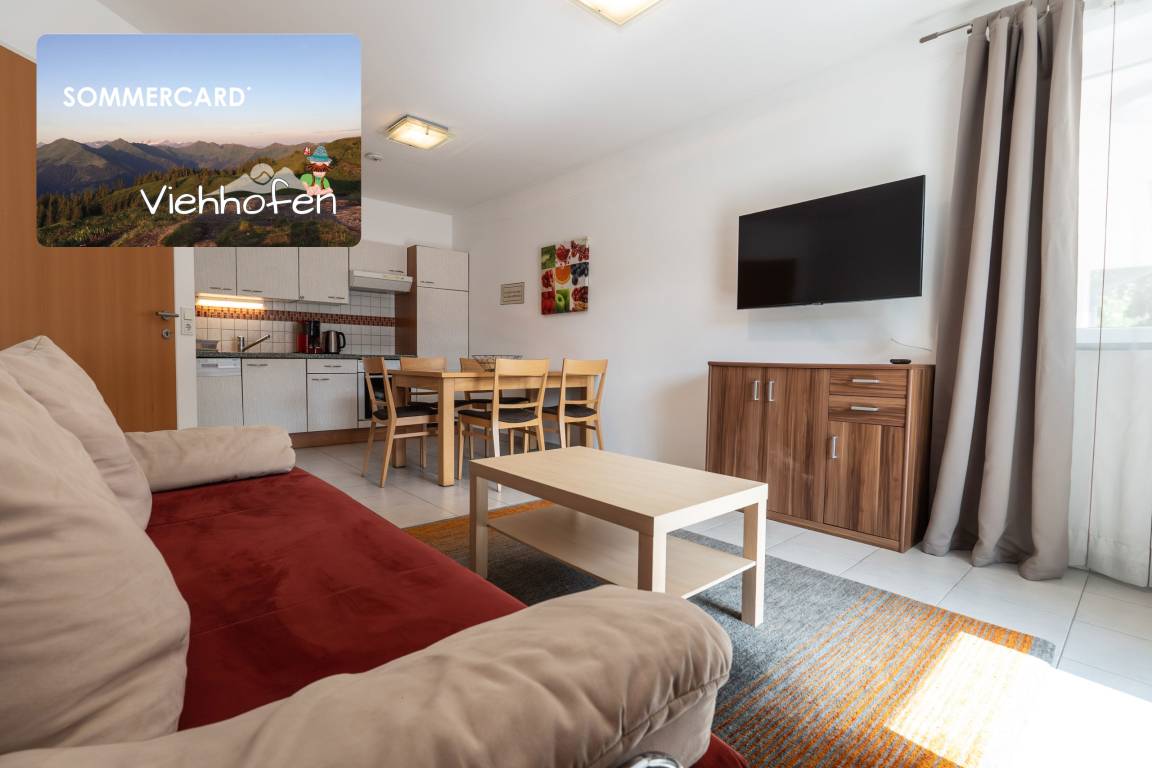 45 M² Ferienwohnung ∙ 1 Schlafzimmer ∙ 4 Gäste - Viehhofen