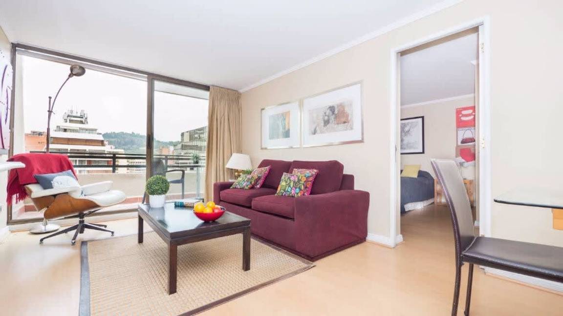 Apartamento ∙ 1 Habitación ∙ 3 Huéspedes - Las Condes