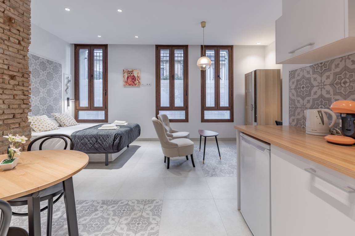 45 M² Aparthotel ∙ 1 Habitación ∙ 2 Huéspedes - Valencia