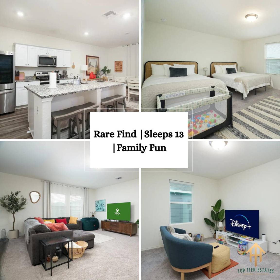 197 M² House ∙ 4 Bedrooms ∙ 13 Guests - Texas