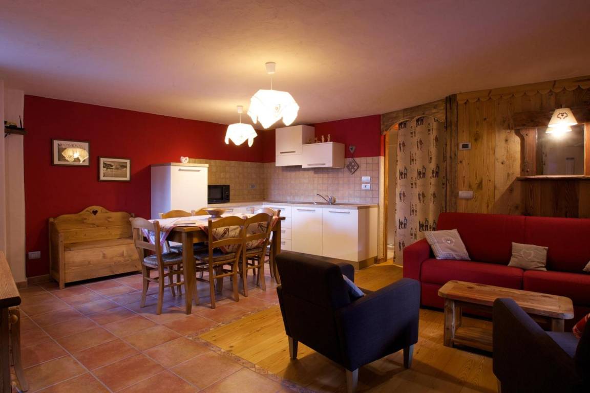 80 M² Appartement ∙ 2 Chambres ∙ 5 Personnes - Cogne