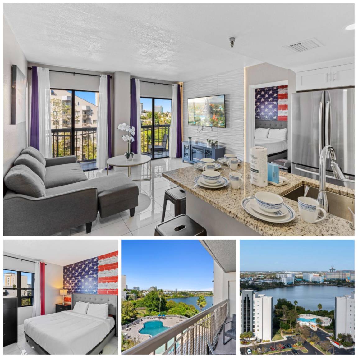 54 M² Condo ∙ 2 Bedrooms ∙ 6 Guests - Orlando