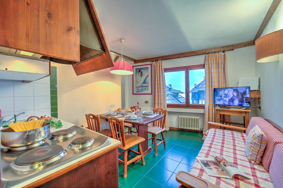 35 M² Appartement ∙ 1 Slaapkamer ∙ 5 Gasten - Abriès