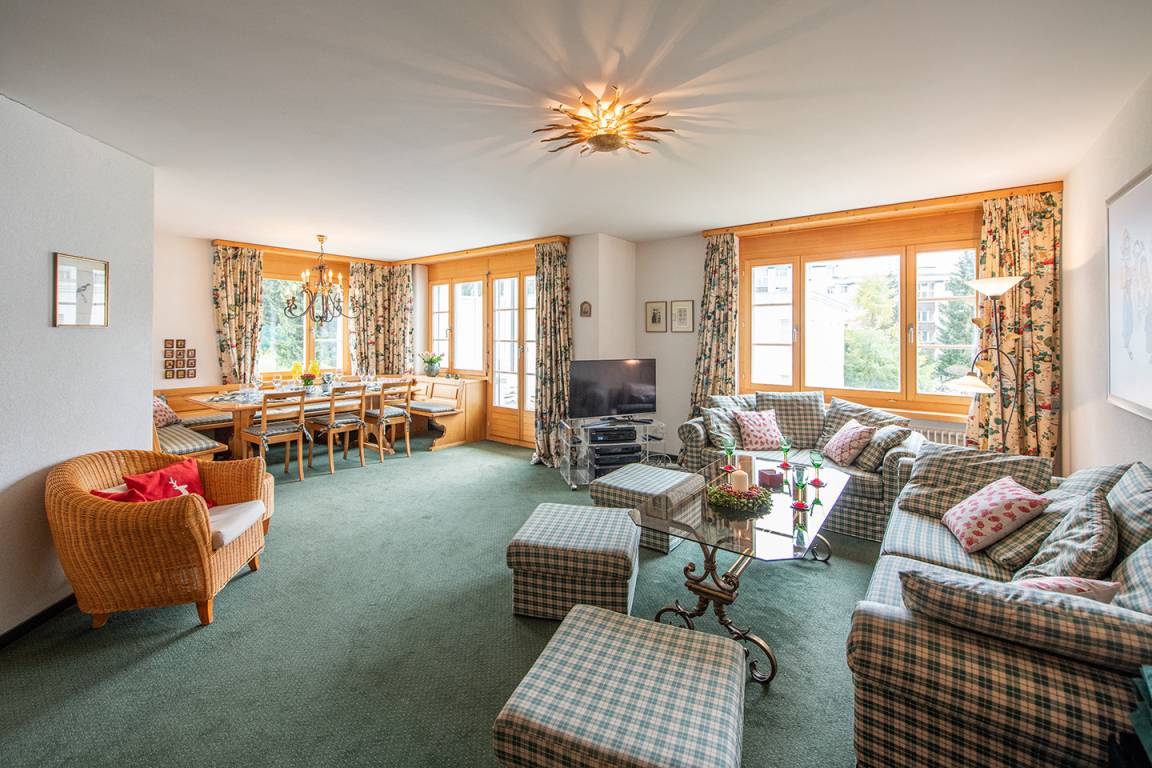 125 M² Appartement ∙ 3 Chambres ∙ 6 Personnes - Davos