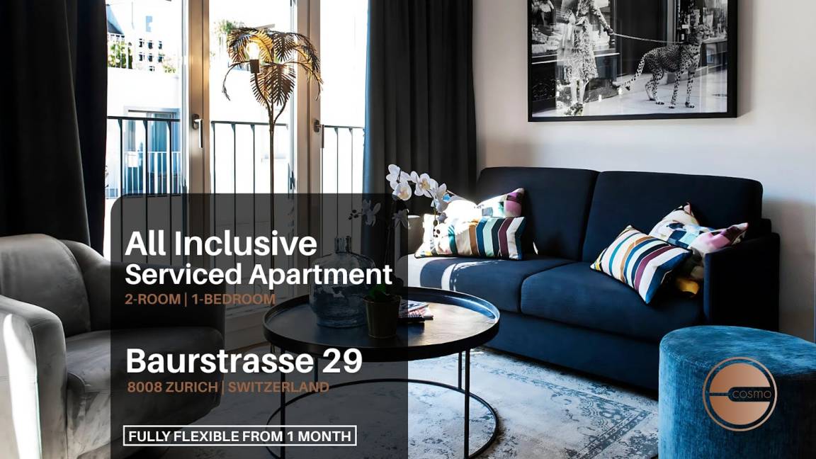 60 M² Apartment ∙ 1 Bedroom ∙ 2 Guests - Zurich, Switzerland