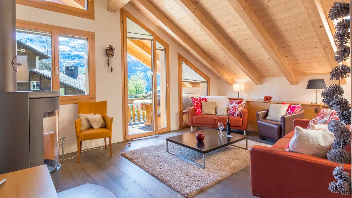105 M² Appartement ∙ 4 Chambres ∙ 8 Personnes - Mürren