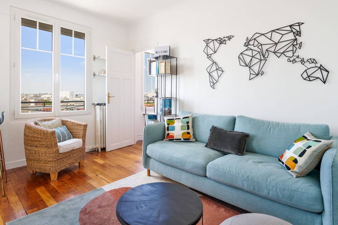 39 M² Apartamento ∙ 1 Habitación ∙ 4 Huéspedes - Issy-les-Moulineaux