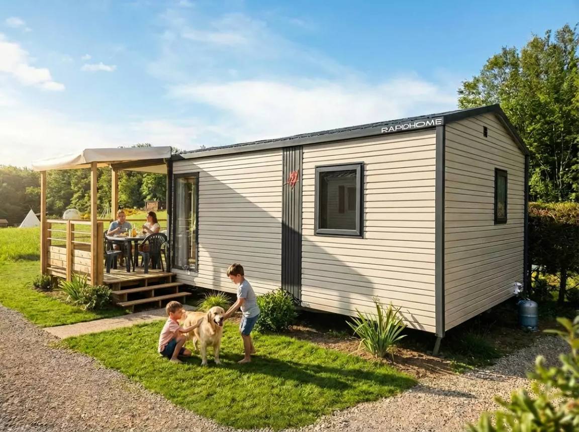 25 M² Mobil-home ∙ 2 Chambres ∙ 4 Personnes - Auvergne