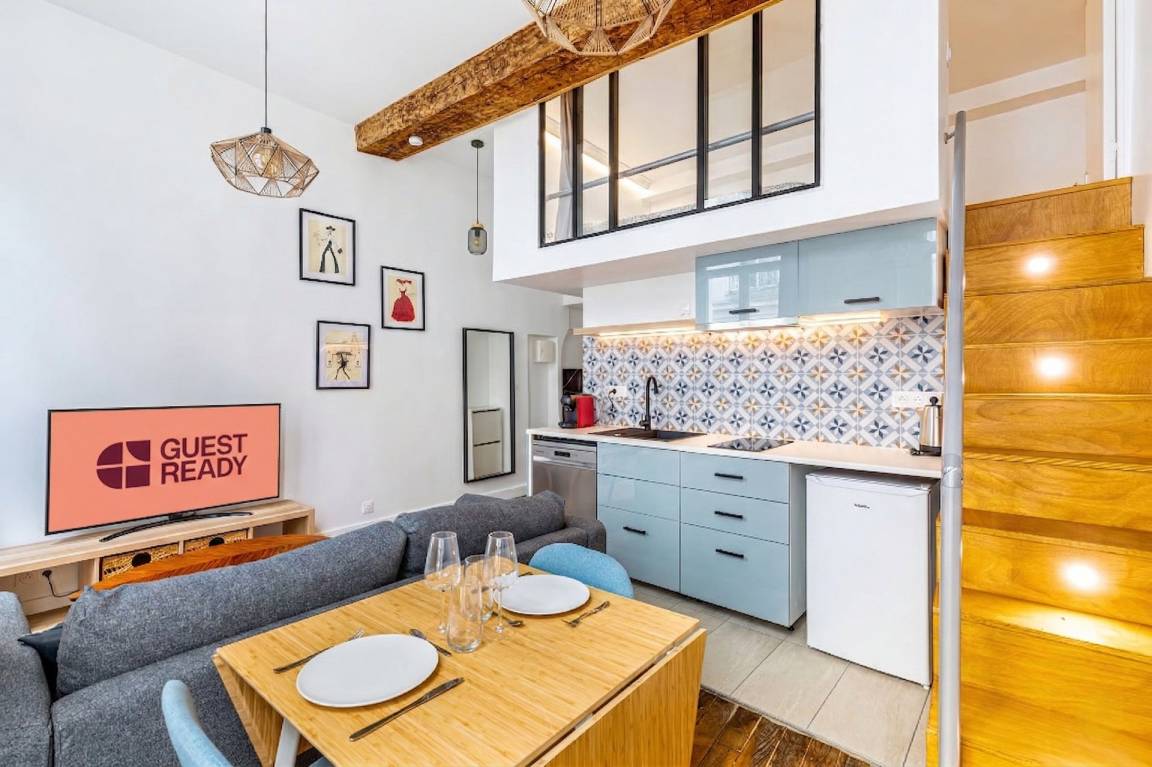 20 M² Apartamento ∙ 1 Quarto ∙ 4 Hóspedes - Paris