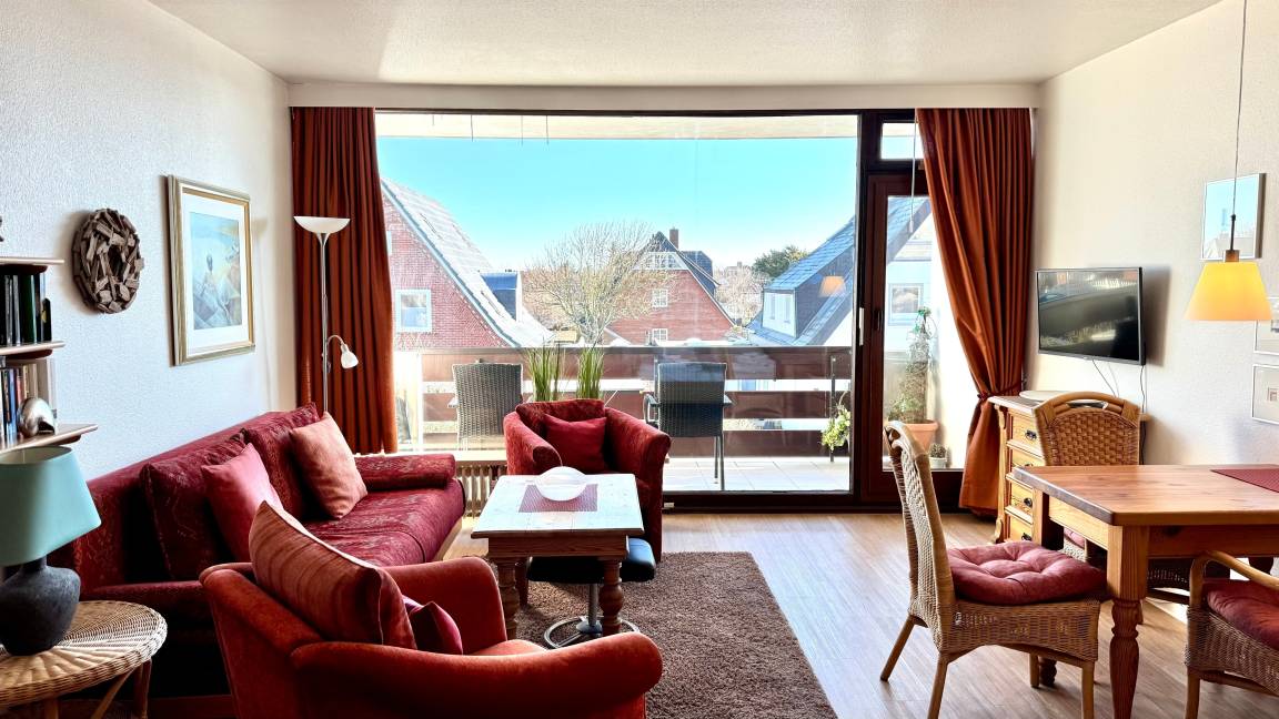 38 M² Ferienwohnung ∙ 1 Schlafzimmer ∙ 2 Gäste - Sylt