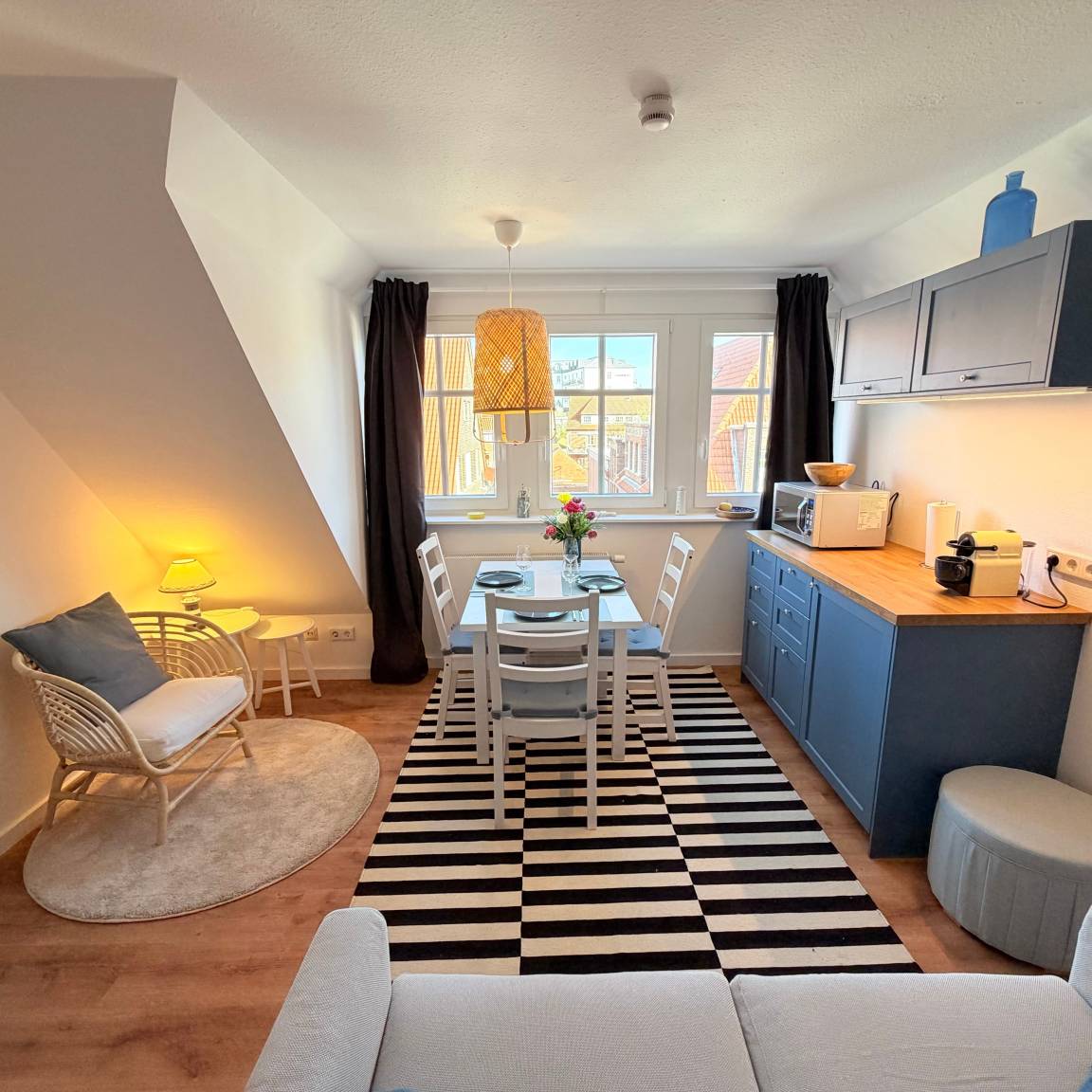 30 M² Ferienwohnung ∙ 1 Schlafzimmer ∙ 3 Gäste - Juist