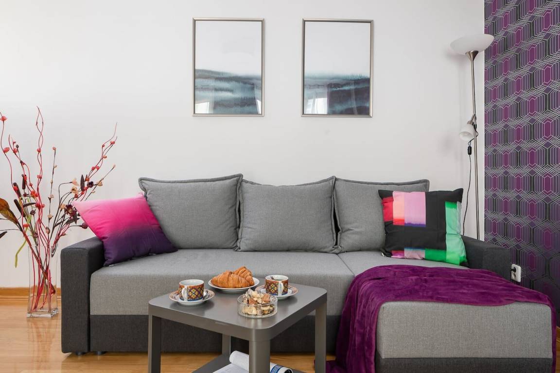 49 M² Ferienwohnung ∙ 1 Schlafzimmer ∙ 4 Gäste - Warschau