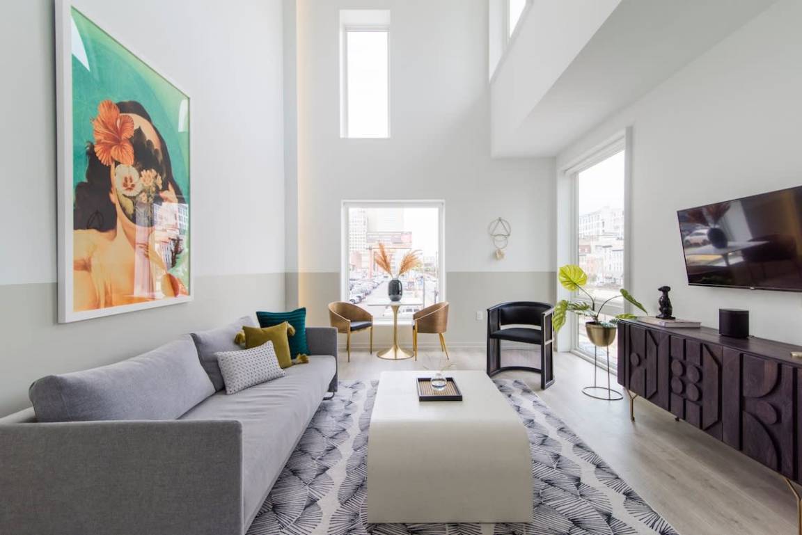 54 M² Apartment ∙ 1 Bedroom ∙ 4 Guests - Callowhill - Philadelphia