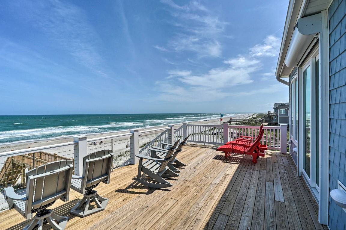 241 M² House ∙ 5 Bedrooms ∙ 13 Guests - Topsail Beach, NC