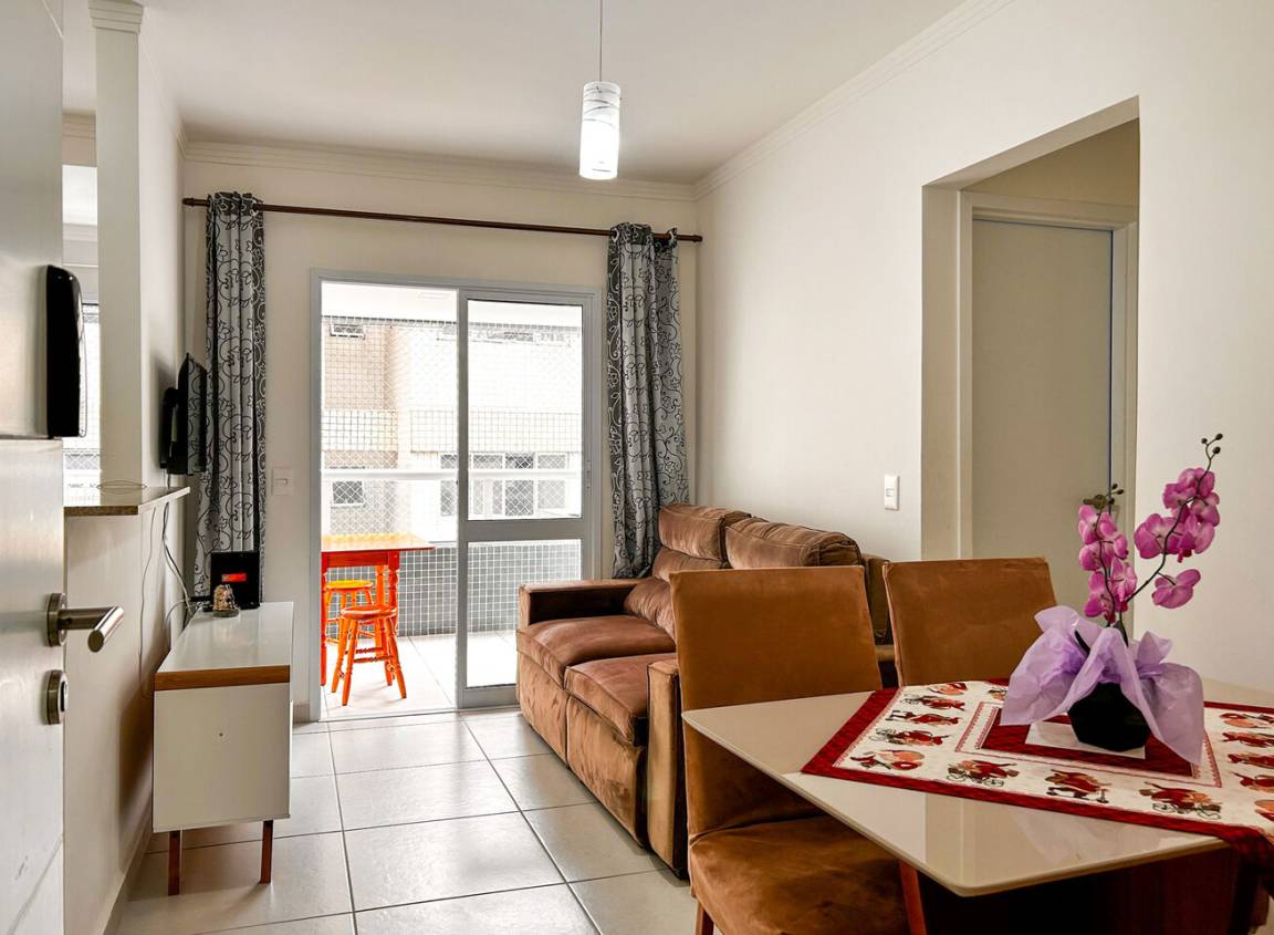 47 M² Apartamento ∙ 1 Habitación ∙ 5 Huéspedes - Praia Grande