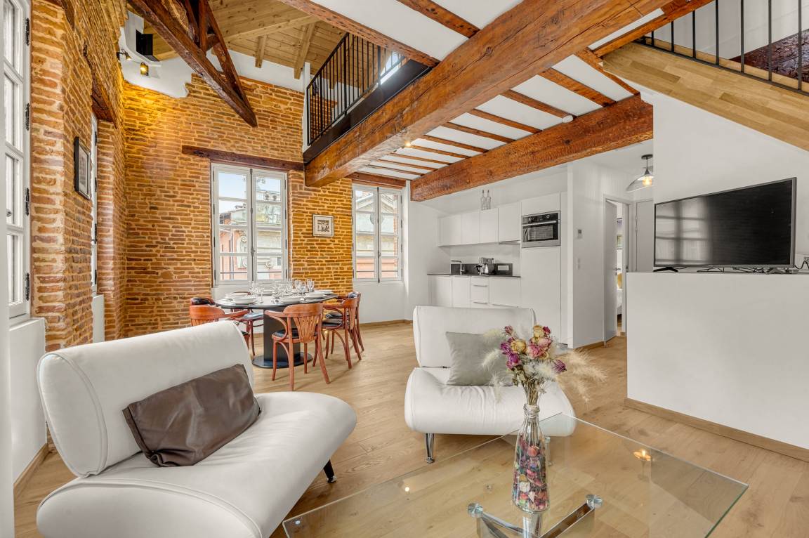 75 M² Apartamento ∙ 3 Habitaciones ∙ 7 Huéspedes - Toulouse