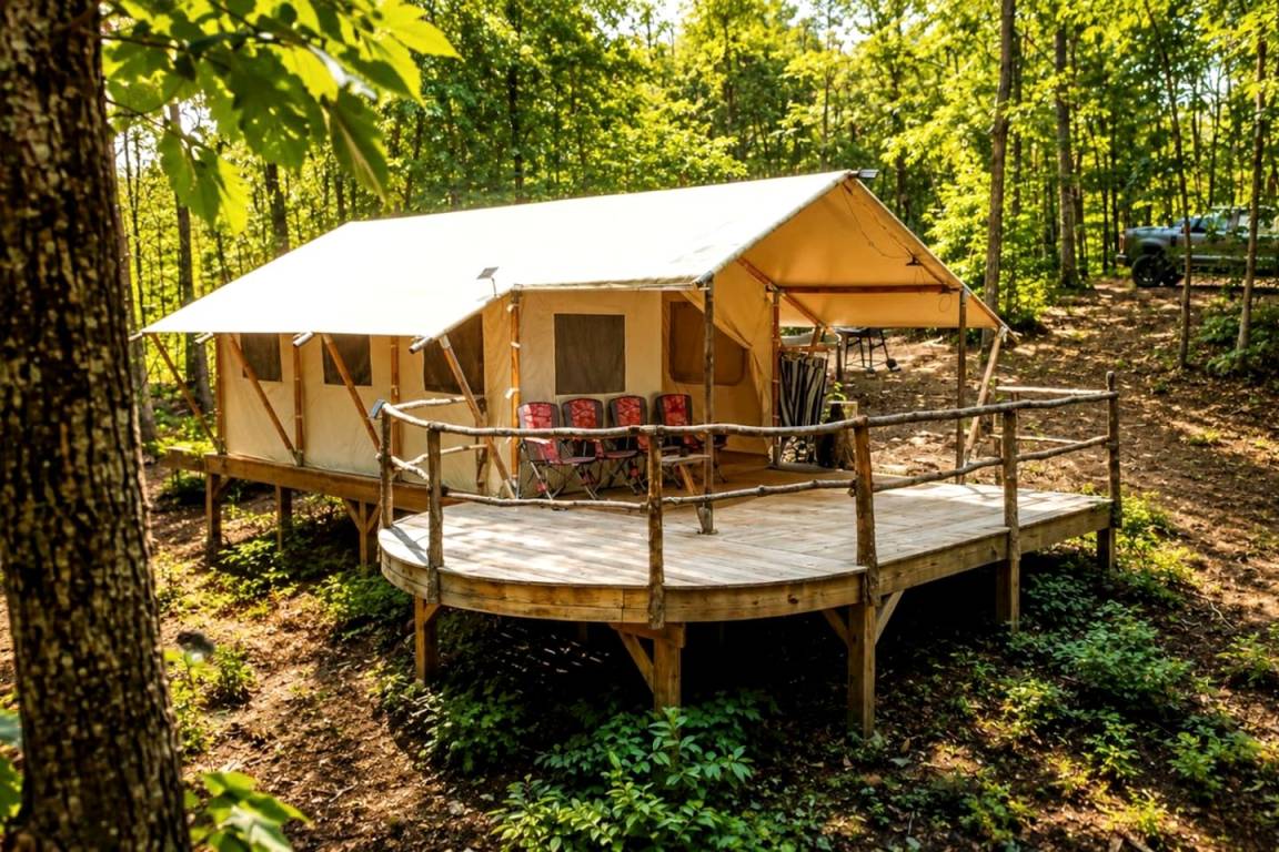 Camping ∙ 1 Chambre ∙ 4 Personnes - North Carolina