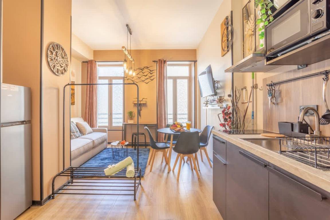 Appartement ∙ 1 Chambre ∙ 4 Personnes - Gare de Marseille-Saint-Charles