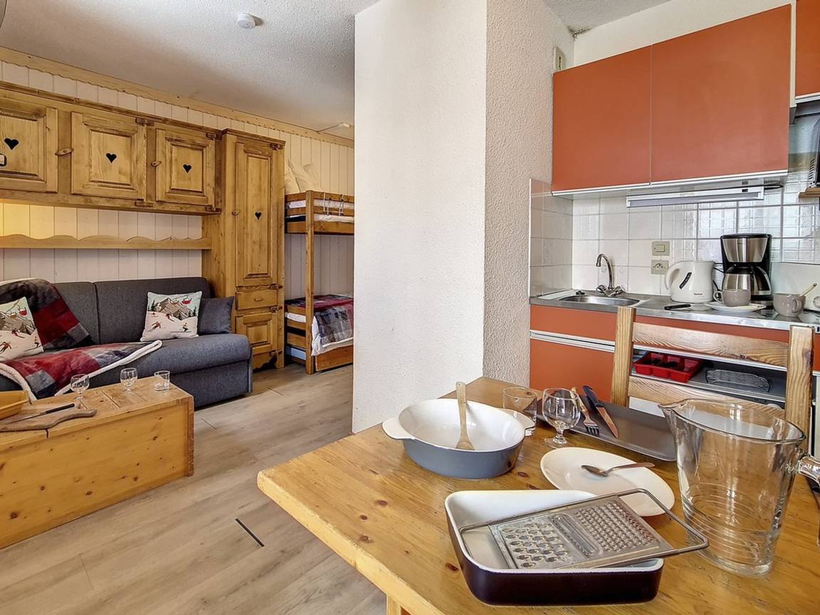 18 M² Studio ∙ 1 Chambre ∙ 3 Personnes - Saint-Martin-de-Belleville