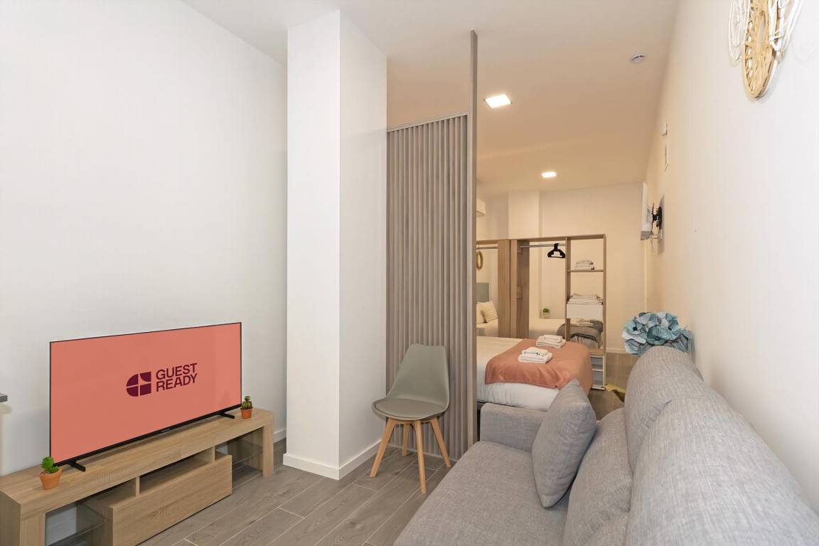 38 M² Estudio ∙ 1 Habitación ∙ 6 Huéspedes - Alboraya