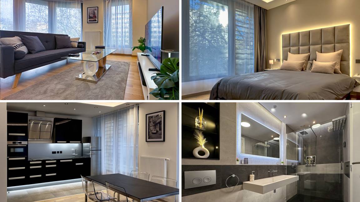 64 M² Appartement ∙ 1 Slaapkamer ∙ 3 Gasten - Brussel