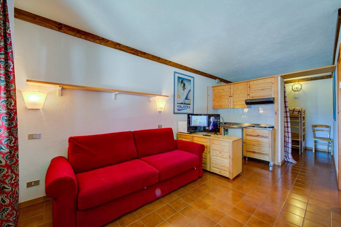 35 M² Apartamento ∙ 1 Quarto ∙ 4 Hóspedes - Sestriere