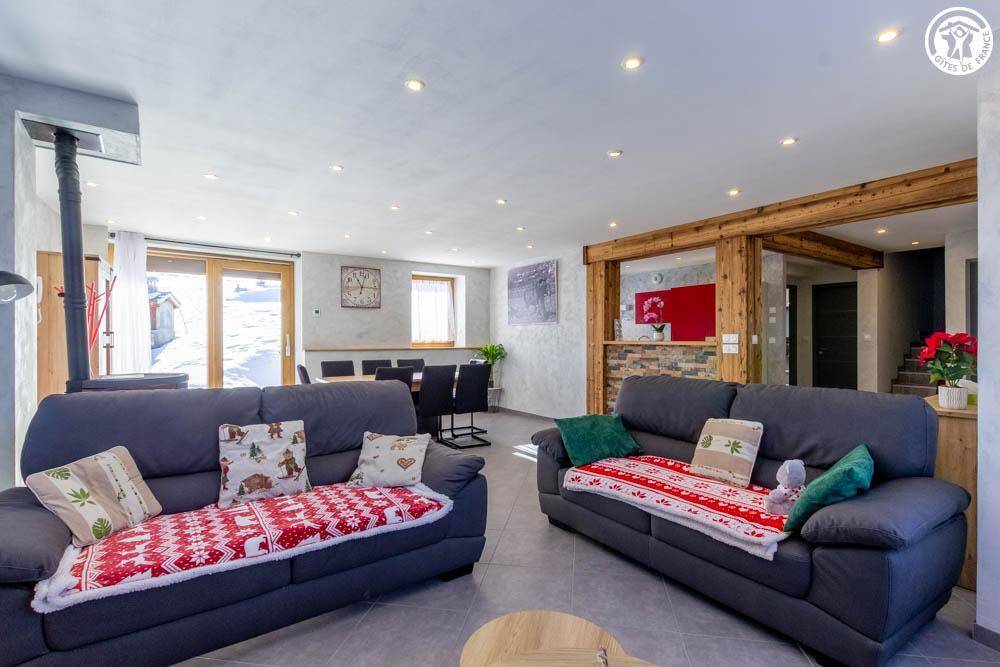 120 M² Gîte ∙ 3 Chambres ∙ 6 Personnes - La Plagne