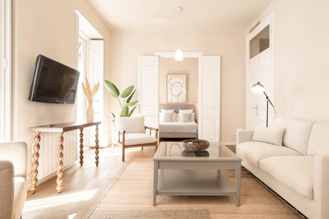 160 M² Apartamento ∙ 3 Habitaciones ∙ 6 Huéspedes - Estación de Cercanias de Recoletos - Madrid