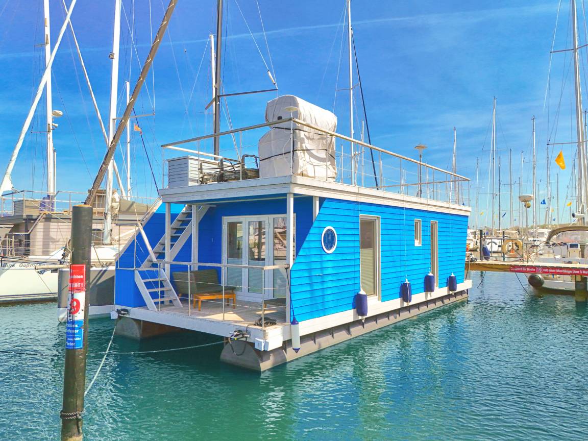 35 M² Hausboot ∙ 2 Schlafzimmer ∙ 4 Gäste - Heiligenhafen