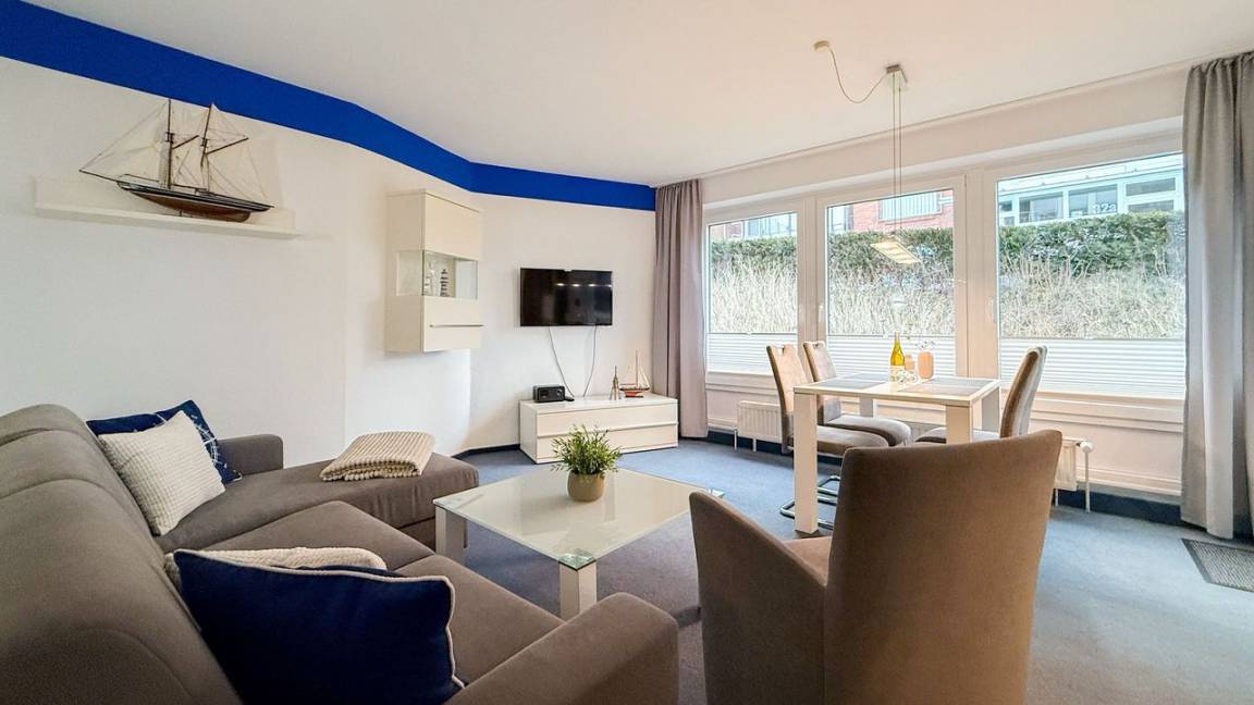 56 M² Ferienwohnung ∙ 1 Schlafzimmer ∙ 3 Gäste - Duhnen