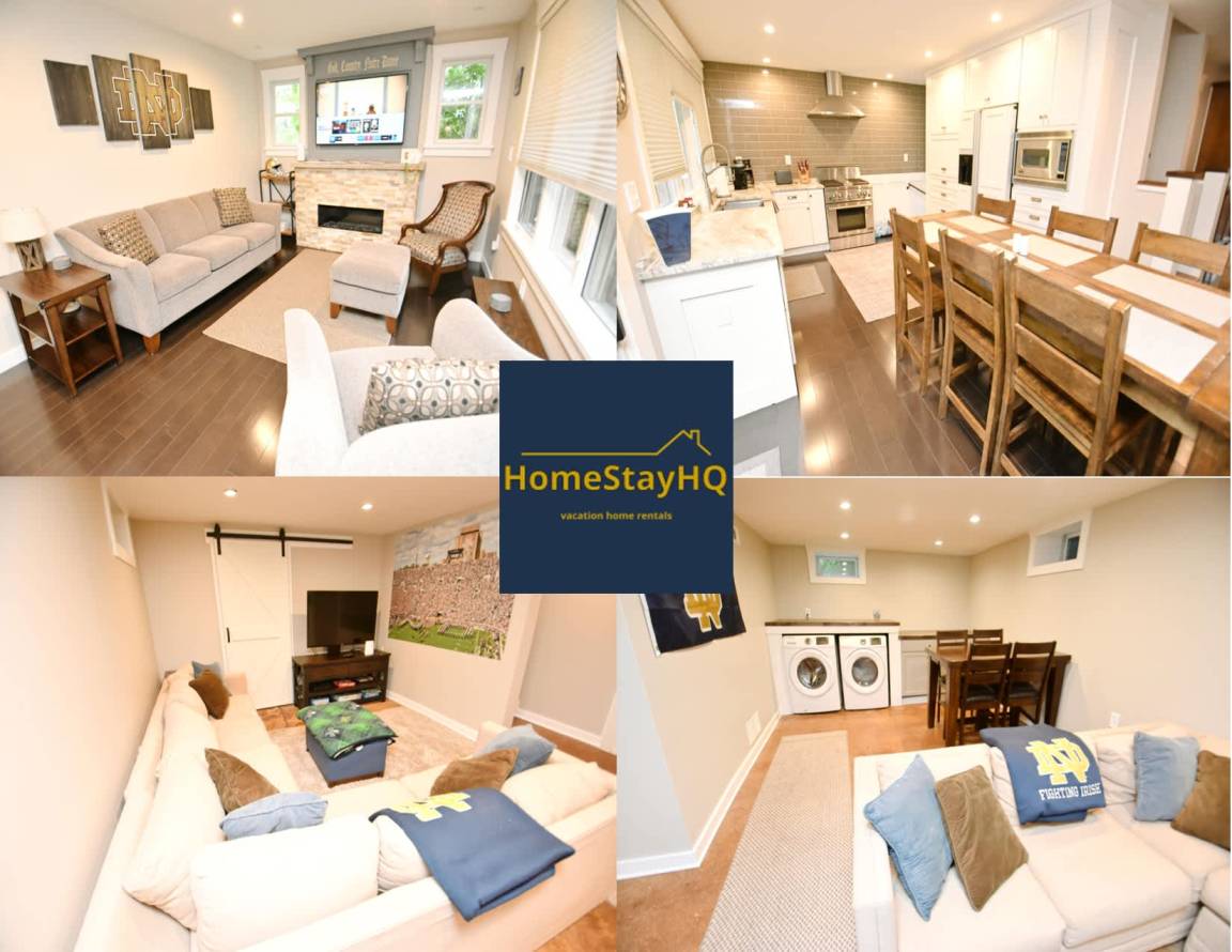 202 M² House ∙ 4 Bedrooms ∙ 14 Guests - South Bend, IN