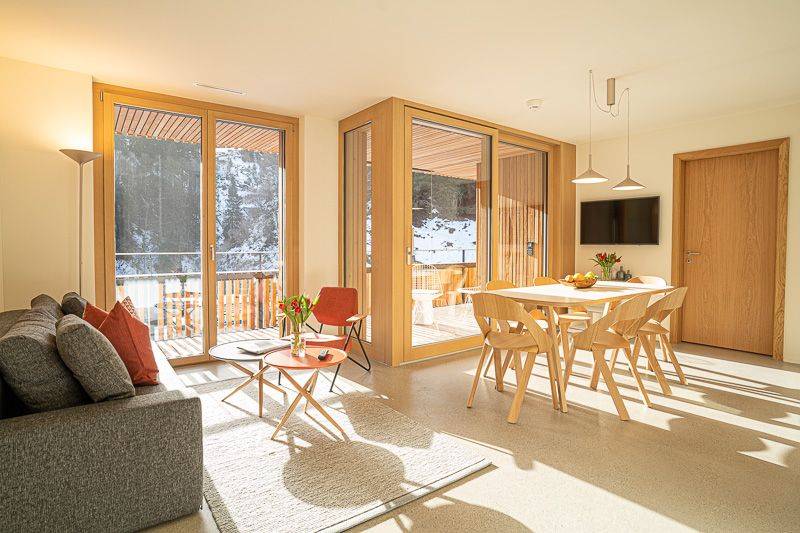 57 M² Ferienwohnung ∙ 2 Schlafzimmer ∙ 4 Gäste - Laax
