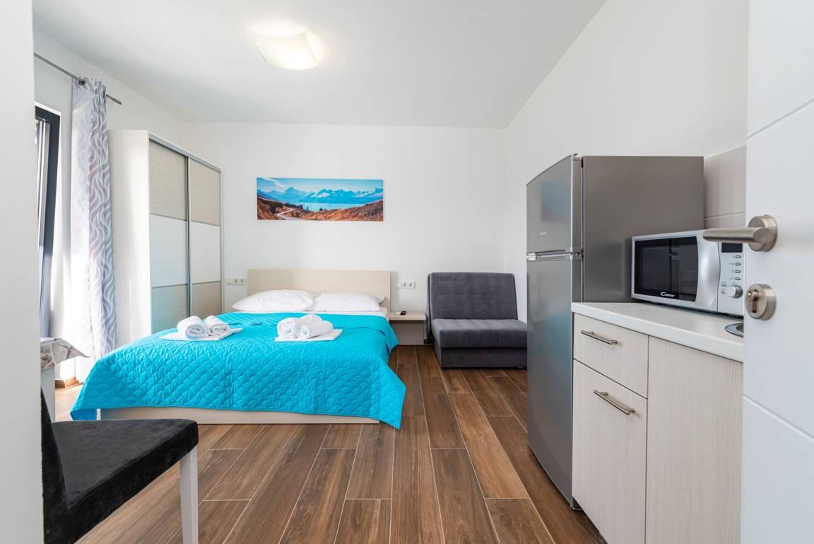 25 M² Studio ∙ 1 Schlafzimmer ∙ 3 Gäste - Stara Novalja