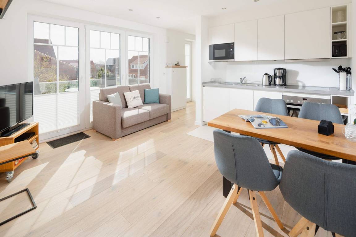 35 M² Ferienwohnung ∙ 1 Schlafzimmer ∙ 2 Gäste - Juist