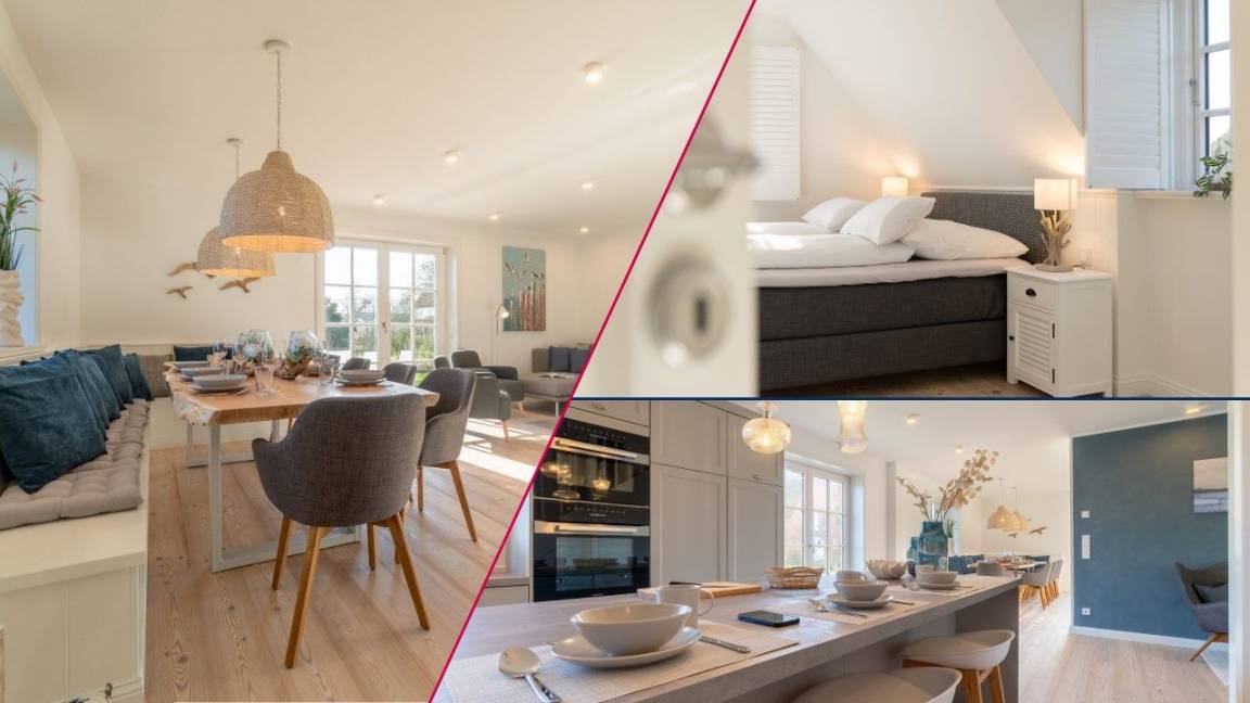 152 M² Ferienhaus ∙ 3 Schlafzimmer ∙ 6 Gäste - Norddorf