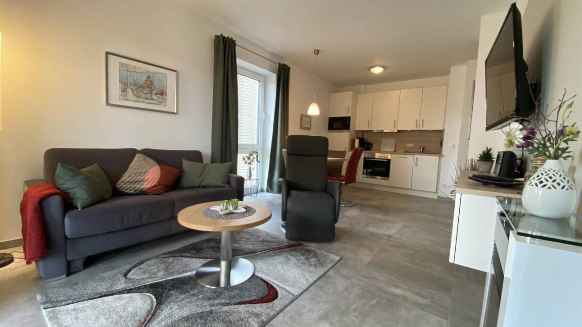 55 M² Ferienwohnung ∙ 1 Schlafzimmer ∙ 2 Gäste - Varel