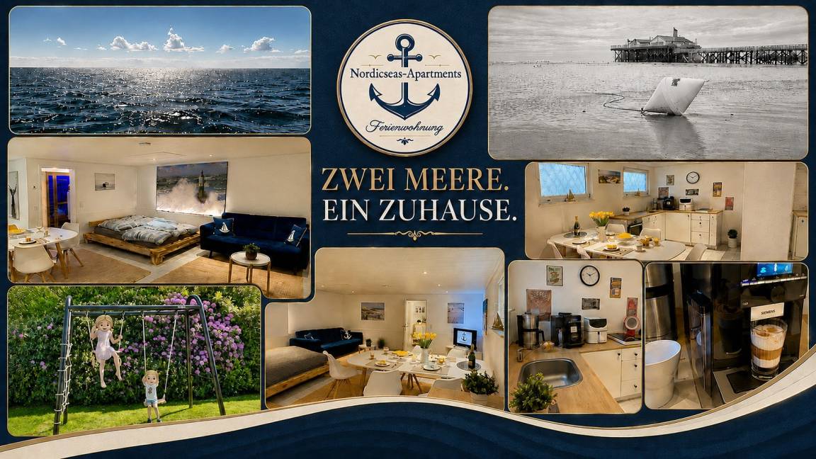58 M² Apartment ∙ 1 Bedroom ∙ 4 Guests - Heide