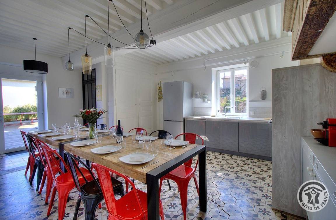 Gîte ∙ 3 Chambres ∙ 6 Personnes - Saint-Georges-de-Reneins