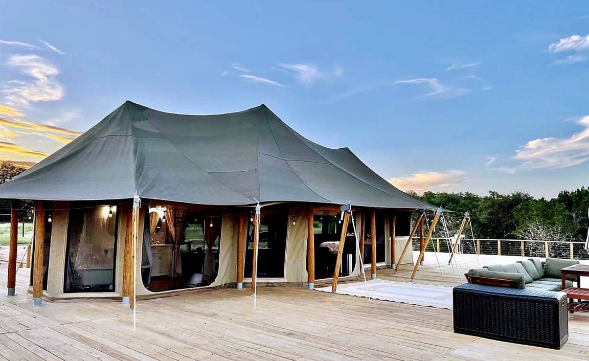 Camping-unterkunft ∙ 1 Schlafzimmer ∙ 6 Gäste - Marble Falls, TX
