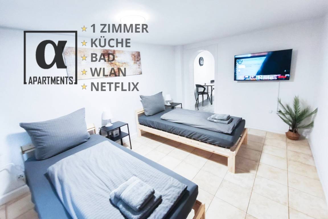 35 M² Ferienwohnung ∙ 1 Schlafzimmer ∙ 2 Gäste - Ludwigsburg