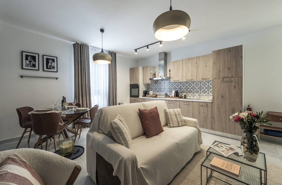 60 M² Apartamento ∙ 2 Habitaciones ∙ 4 Huéspedes - La Valeta